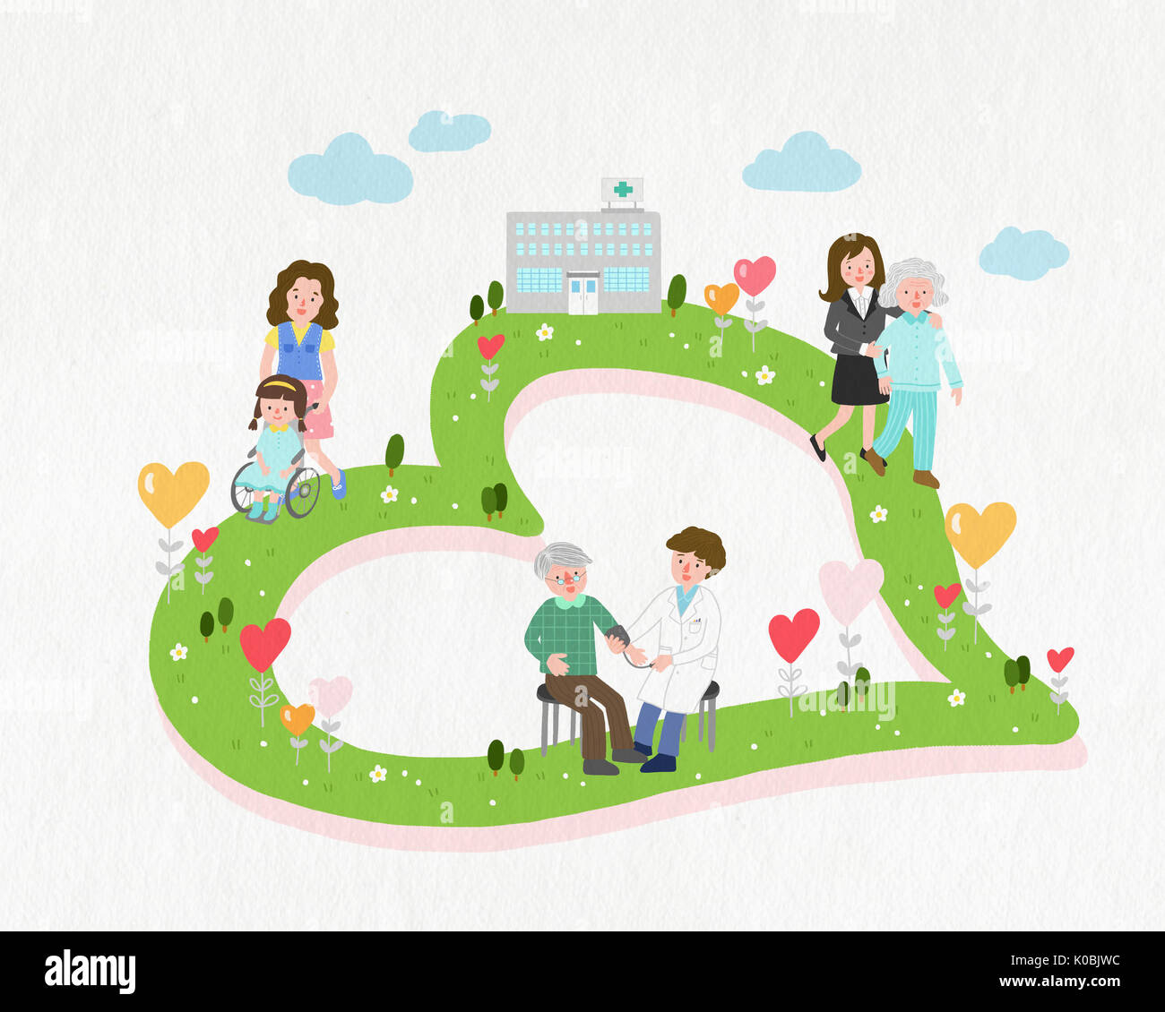 Community medical welfare Stock Photo - Alamy