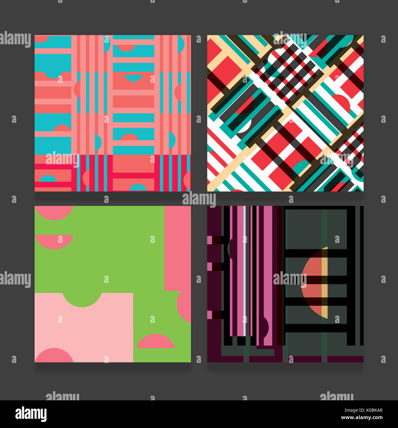 Cards with patterns Stock Photo - Alamy