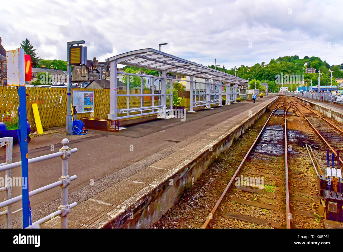 Oban Argyll and Bute Scotland Oban railway station Stock Photo - Alamy