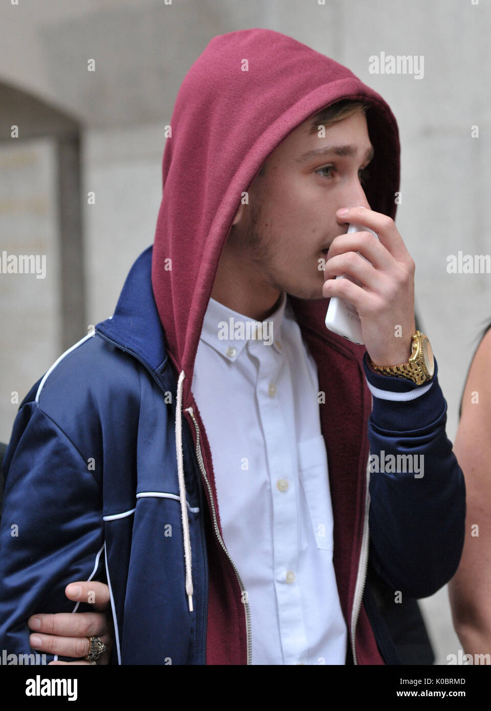 Charlie Alliston, 20, arriving at the Old Bailey in London, where he is ...