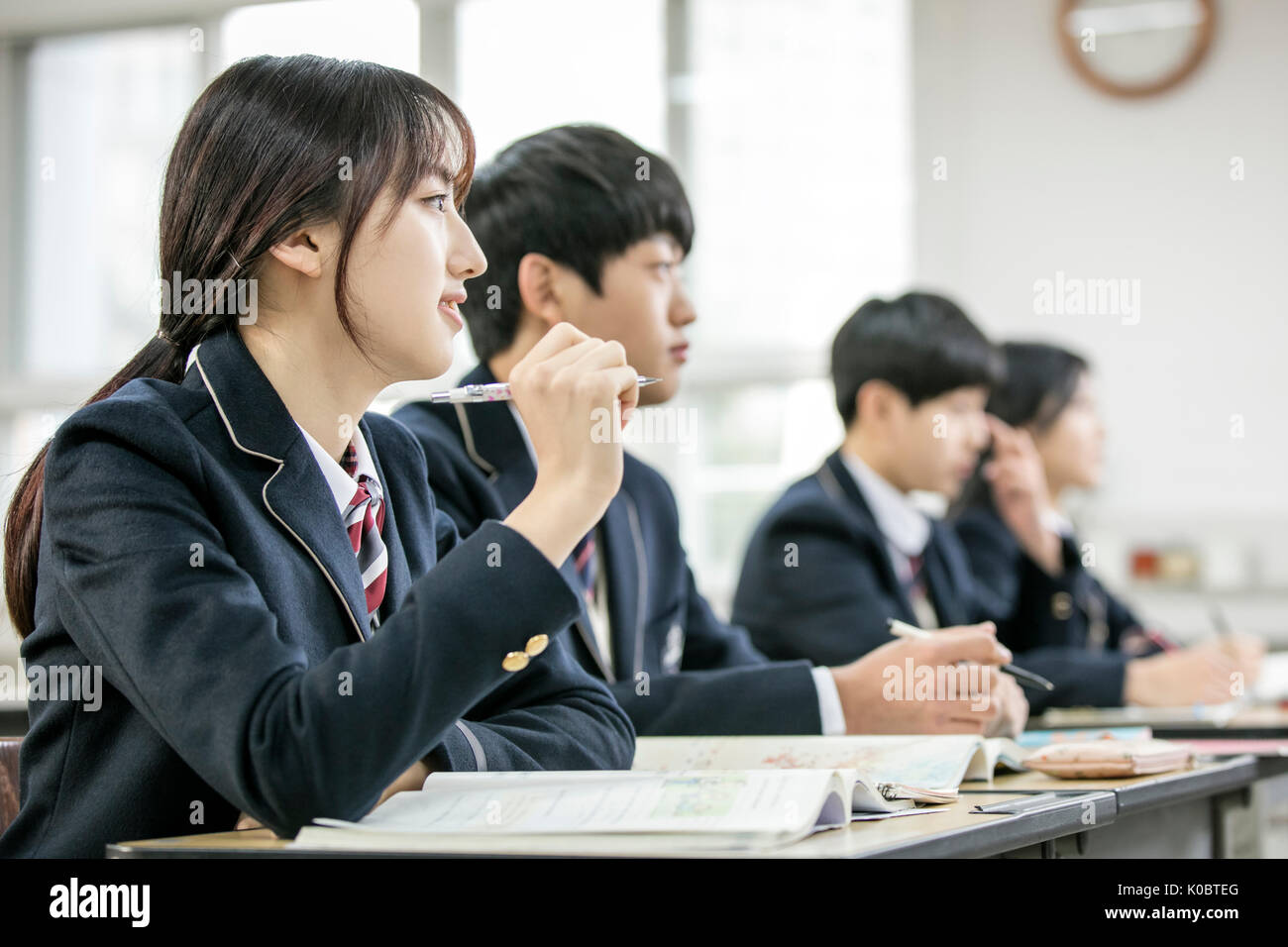 Lifting child classroom hi-res stock photography and images - Alamy