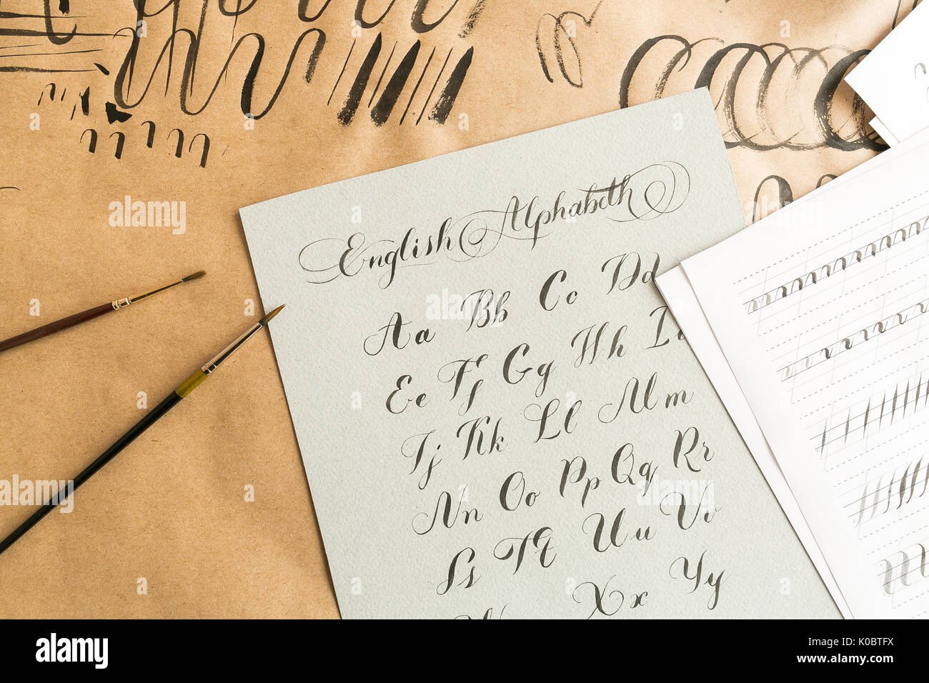 fine art, graphic design, calligraphy concept. accurate lines and ...