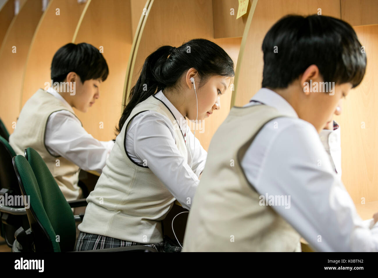 School library room child hi-res stock photography and images - Alamy