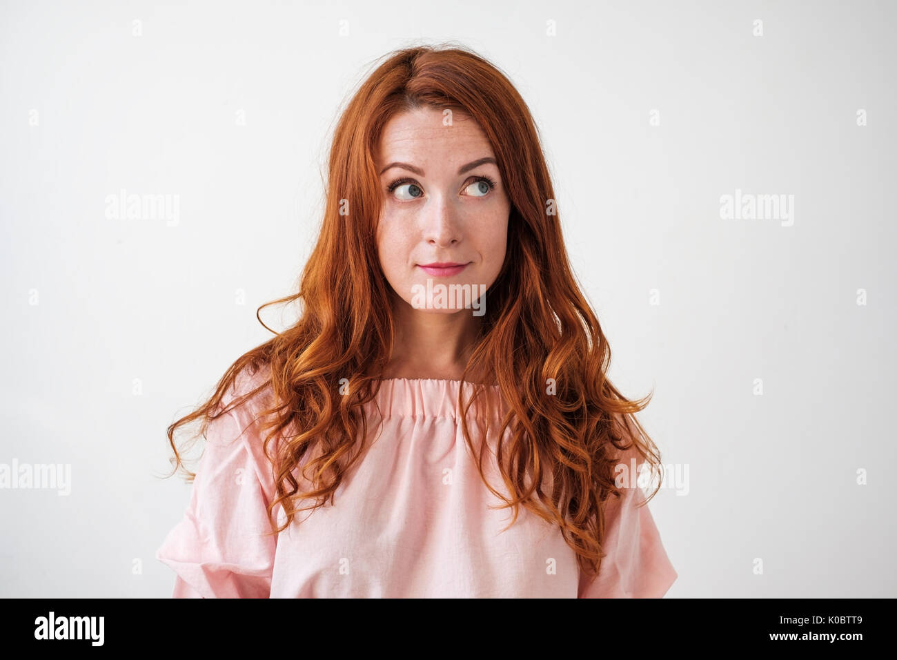 Woman happy hair model hi-res stock photography and images - Alamy