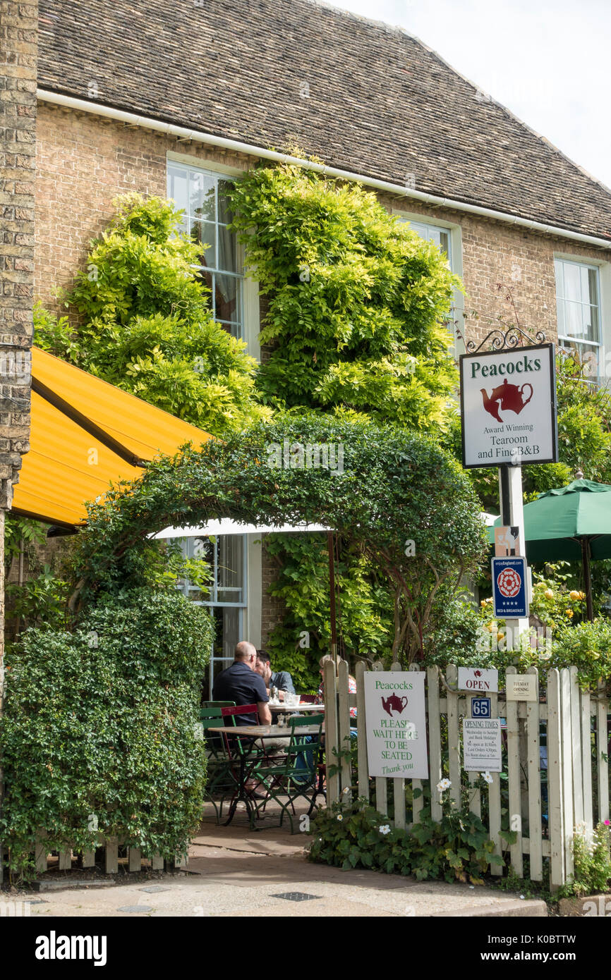 Peacocks tea room Waterside Ely Stock Photo - Alamy