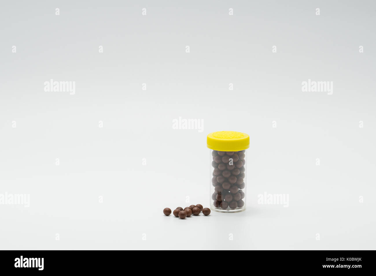 Thai herbal medicine in plastic bottle with modern design and many ...