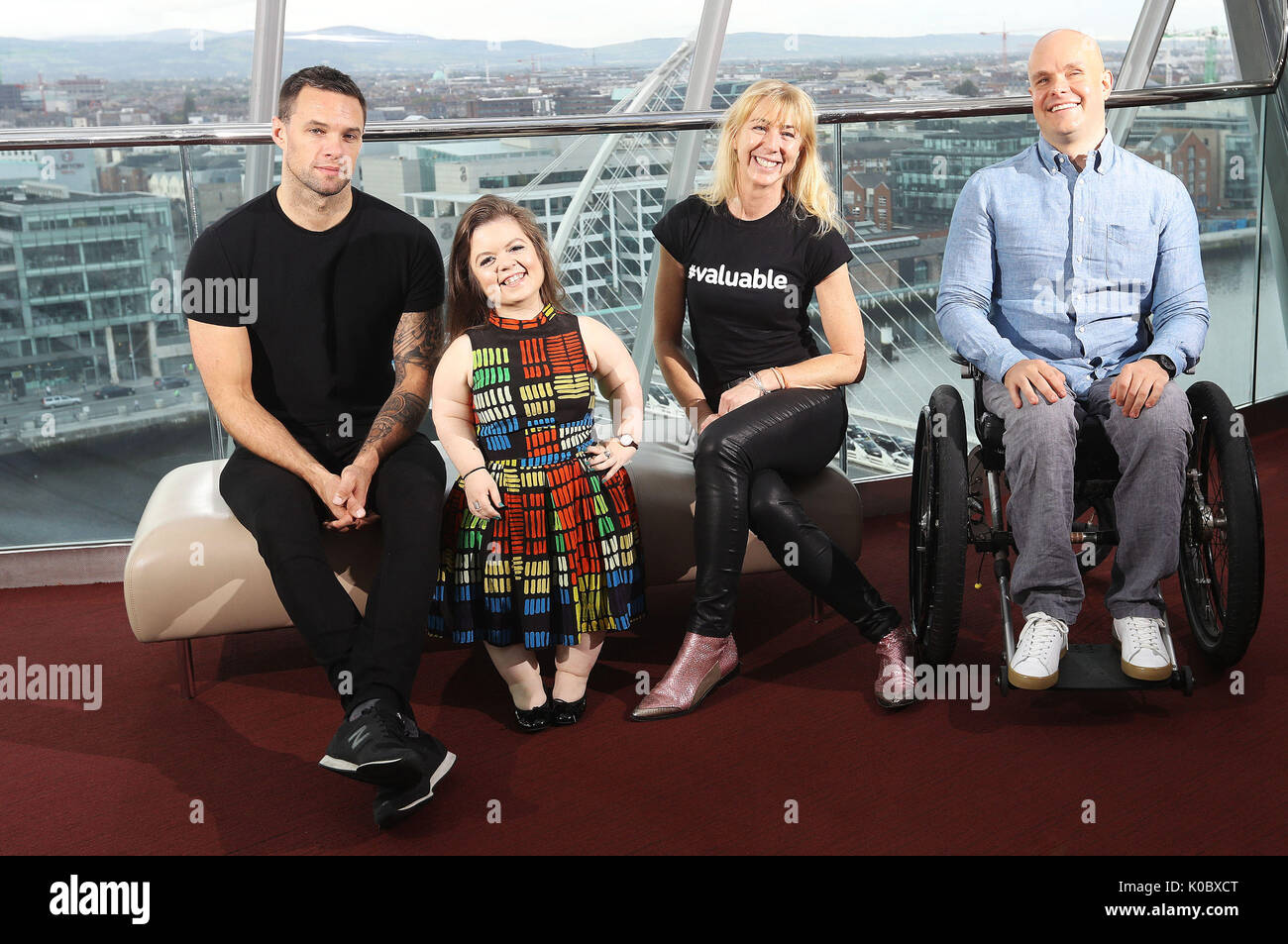 (Left to right) Niall Breslin, Sinead Burke, Caroline Casey and Mark ...