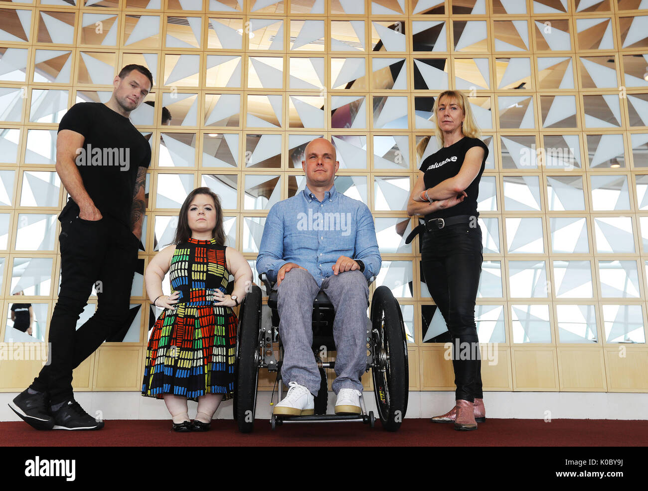 Activist caroline casey convention centre dublin hi-res stock ...