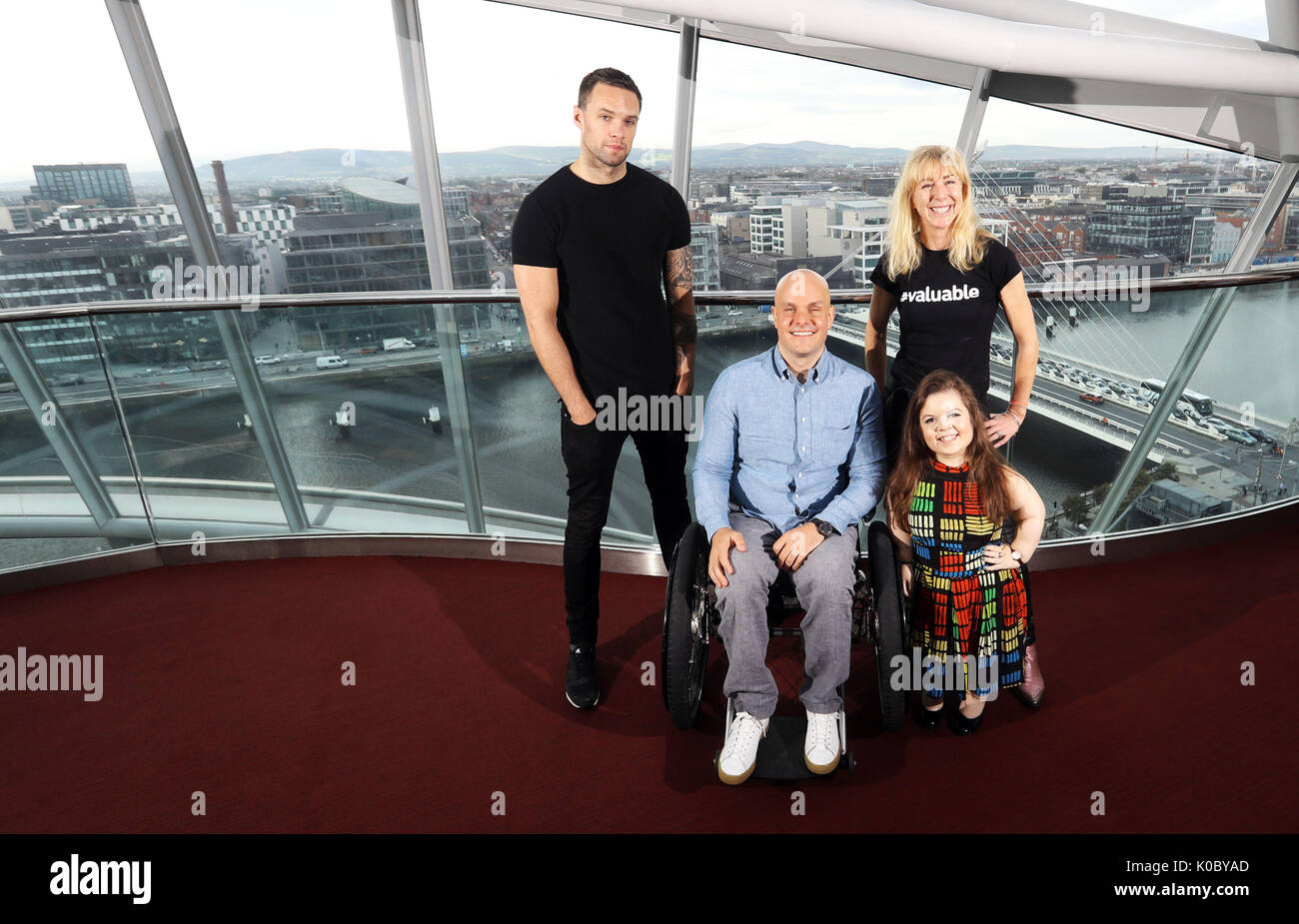 Activist caroline casey convention centre dublin hi-res stock ...