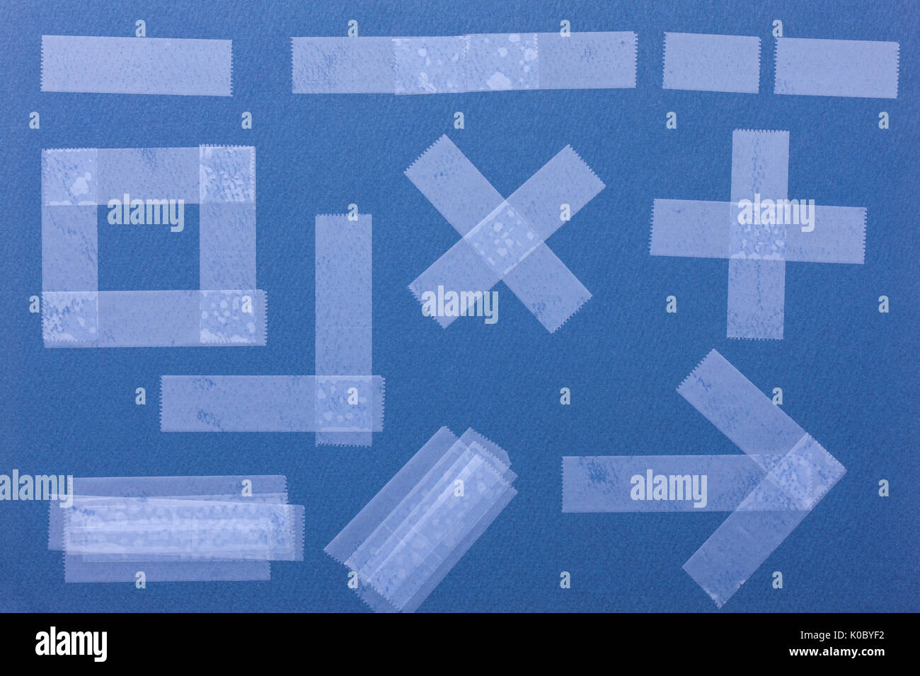 Tape arrow hi-res stock photography and images - Alamy