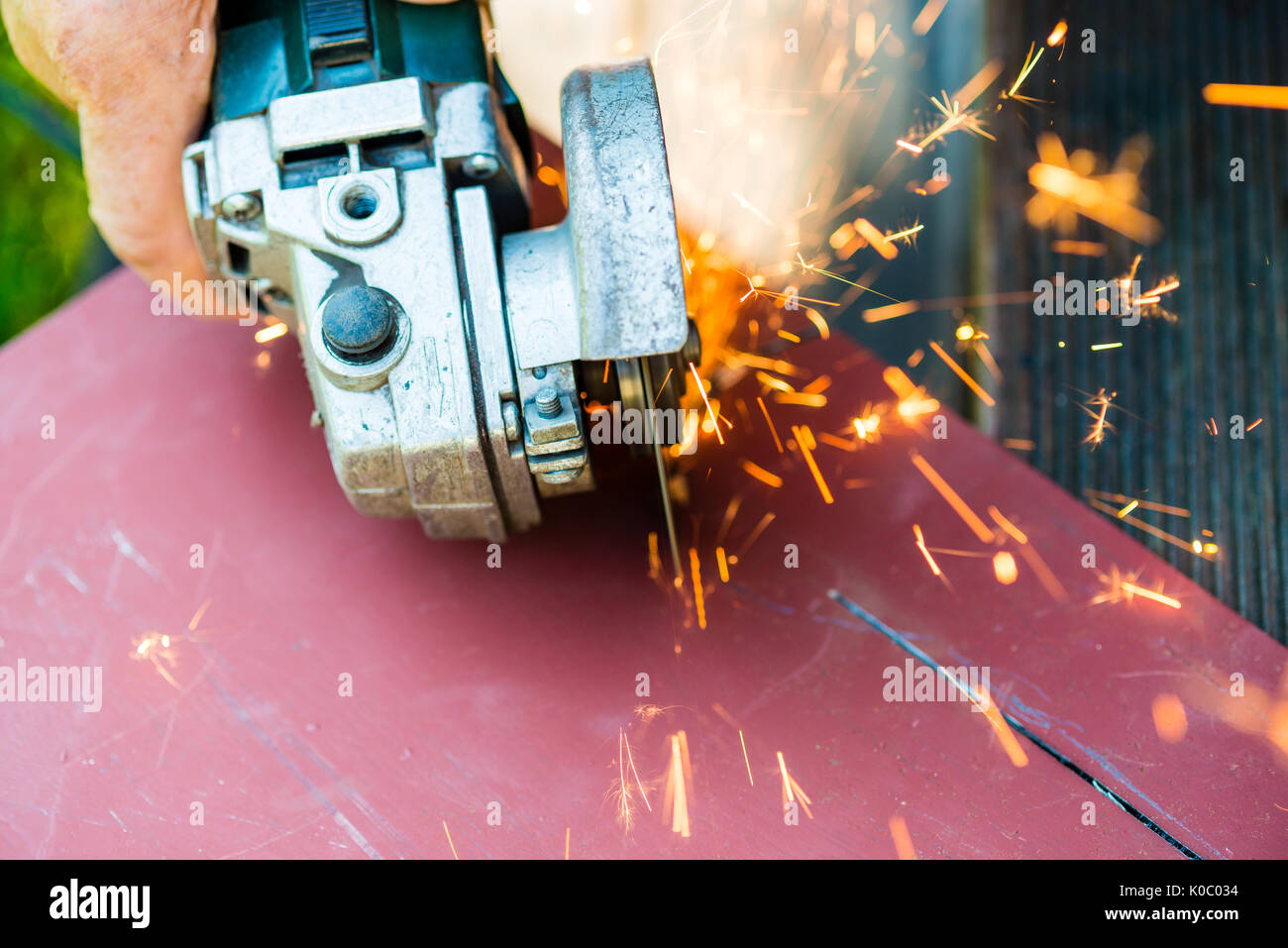 Rotary angle grinder hi-res stock photography and images - Alamy