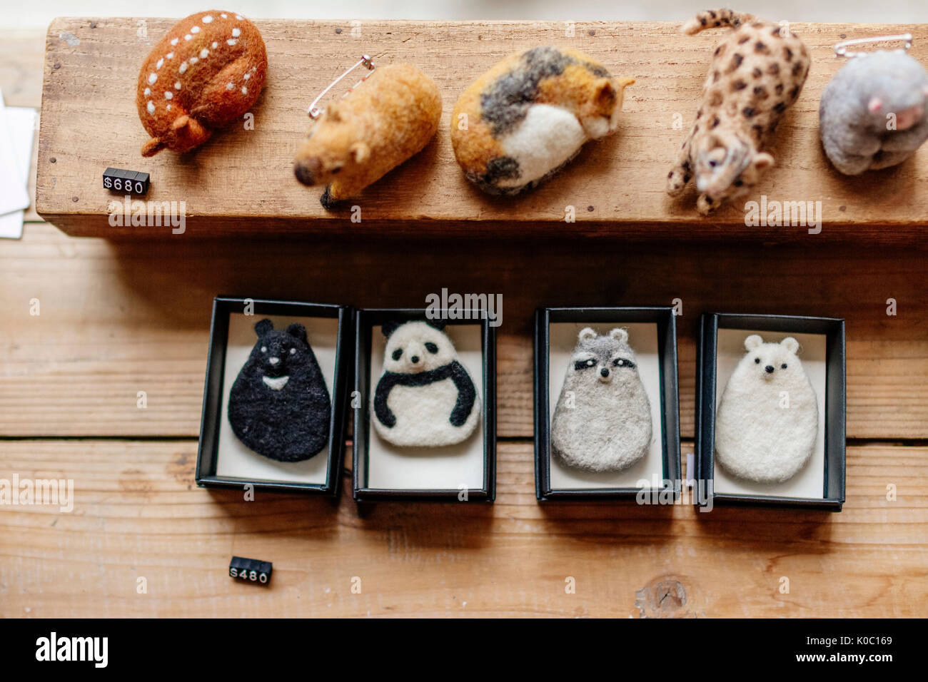 wool felt animal Stock Photo - Alamy