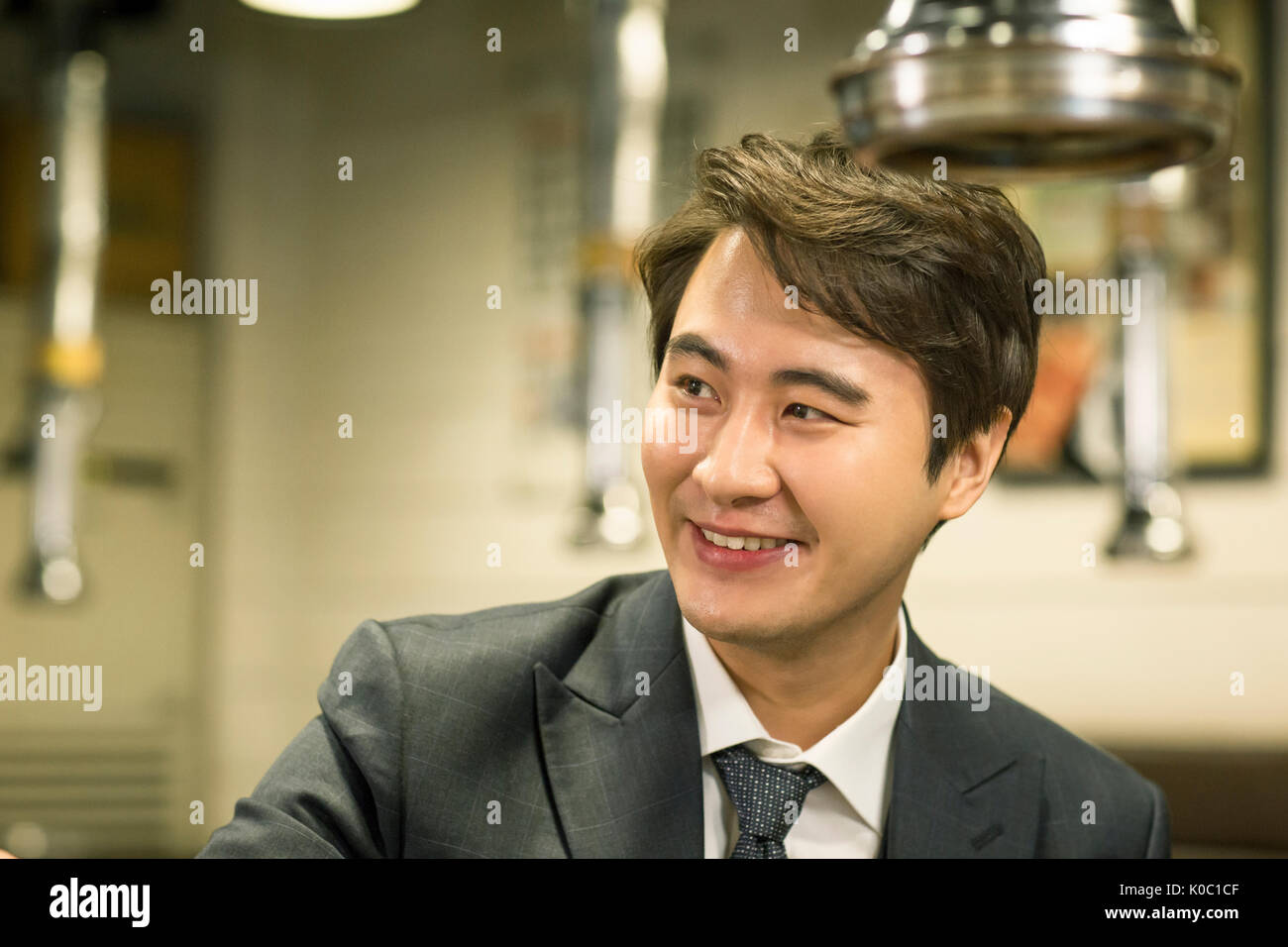 Portrait smiling young businessmen hi-res stock photography and images ...