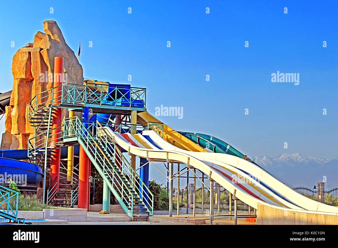 Aquapark slides hi-res stock photography and images - Alamy