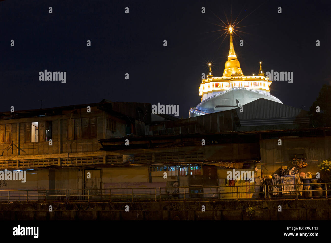 Golden mount temple hi-res stock photography and images - Alamy