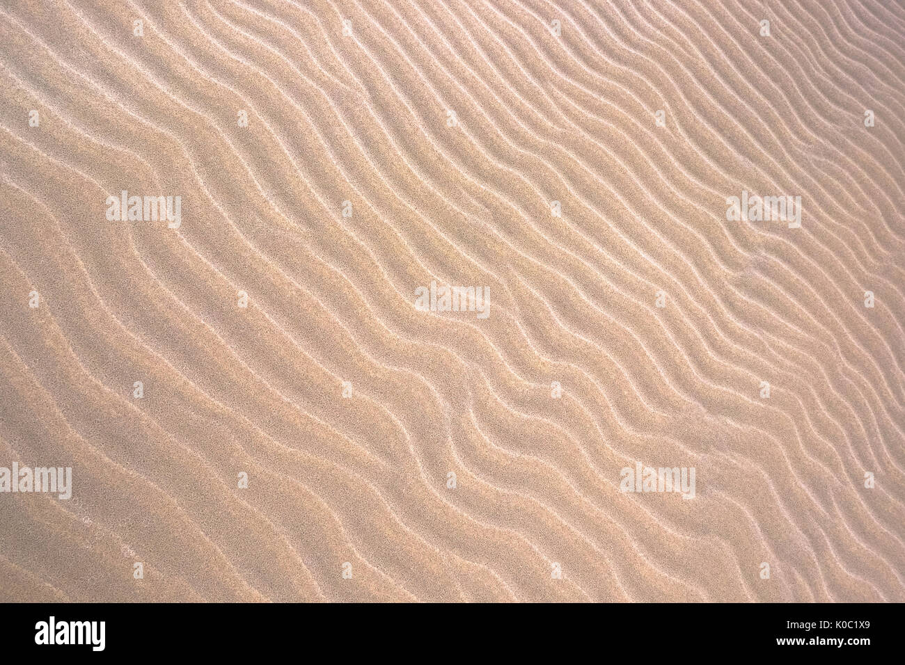 Sand beach ripple wave background pattern Stock Photo - Alamy