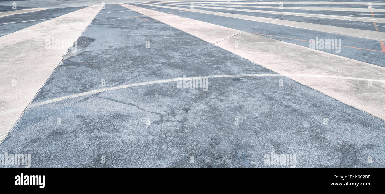 Texture of asphalt road surface with white traffic strip Stock Photo ...