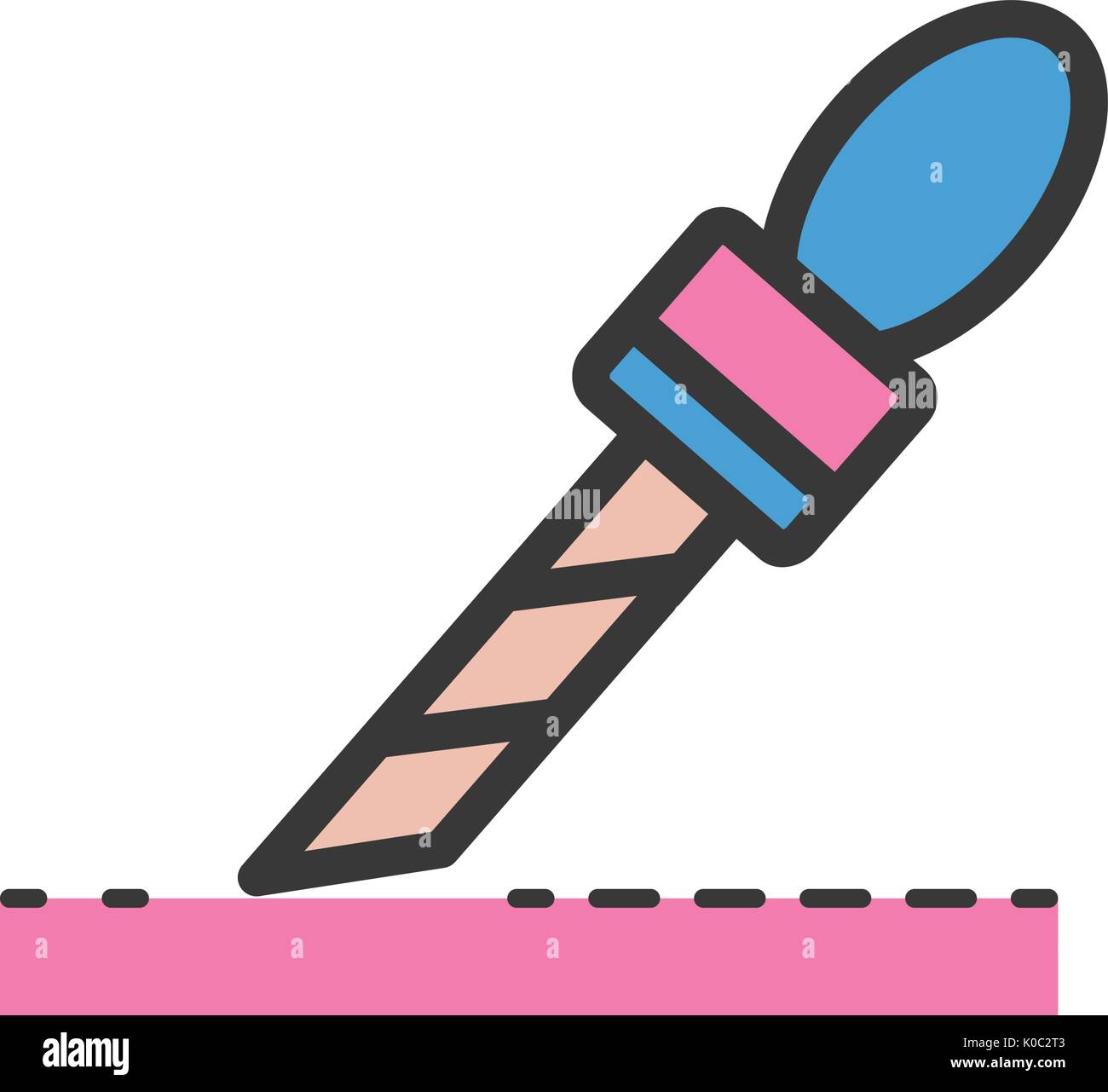 Cutter icon cartoon style Stock Vector Image & Art - Alamy