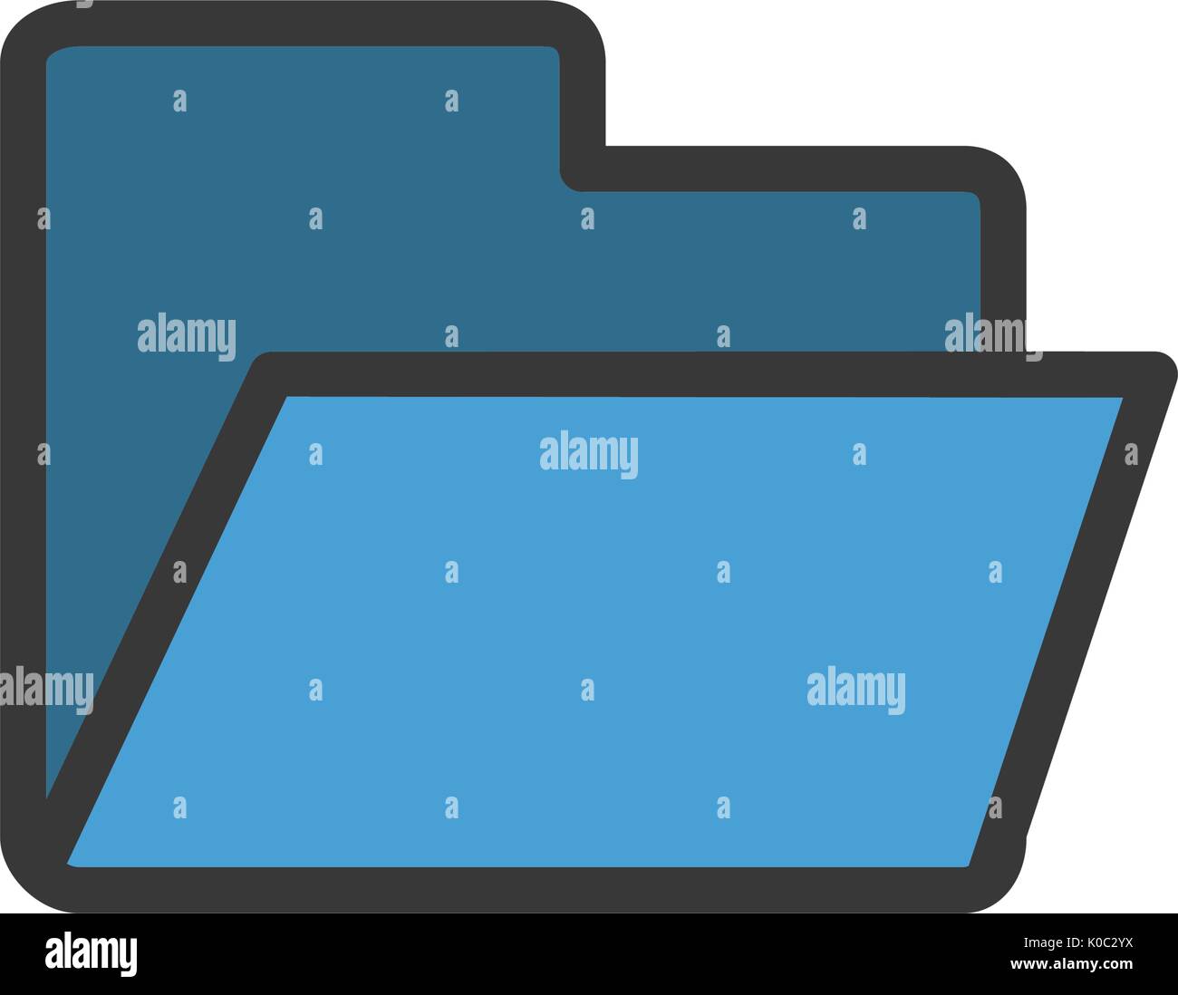 Folders icons cartoon style Stock Vector Image & Art - Alamy