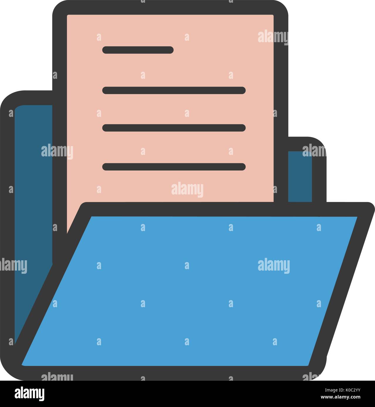 Folders icons cartoon style Stock Vector Image & Art - Alamy