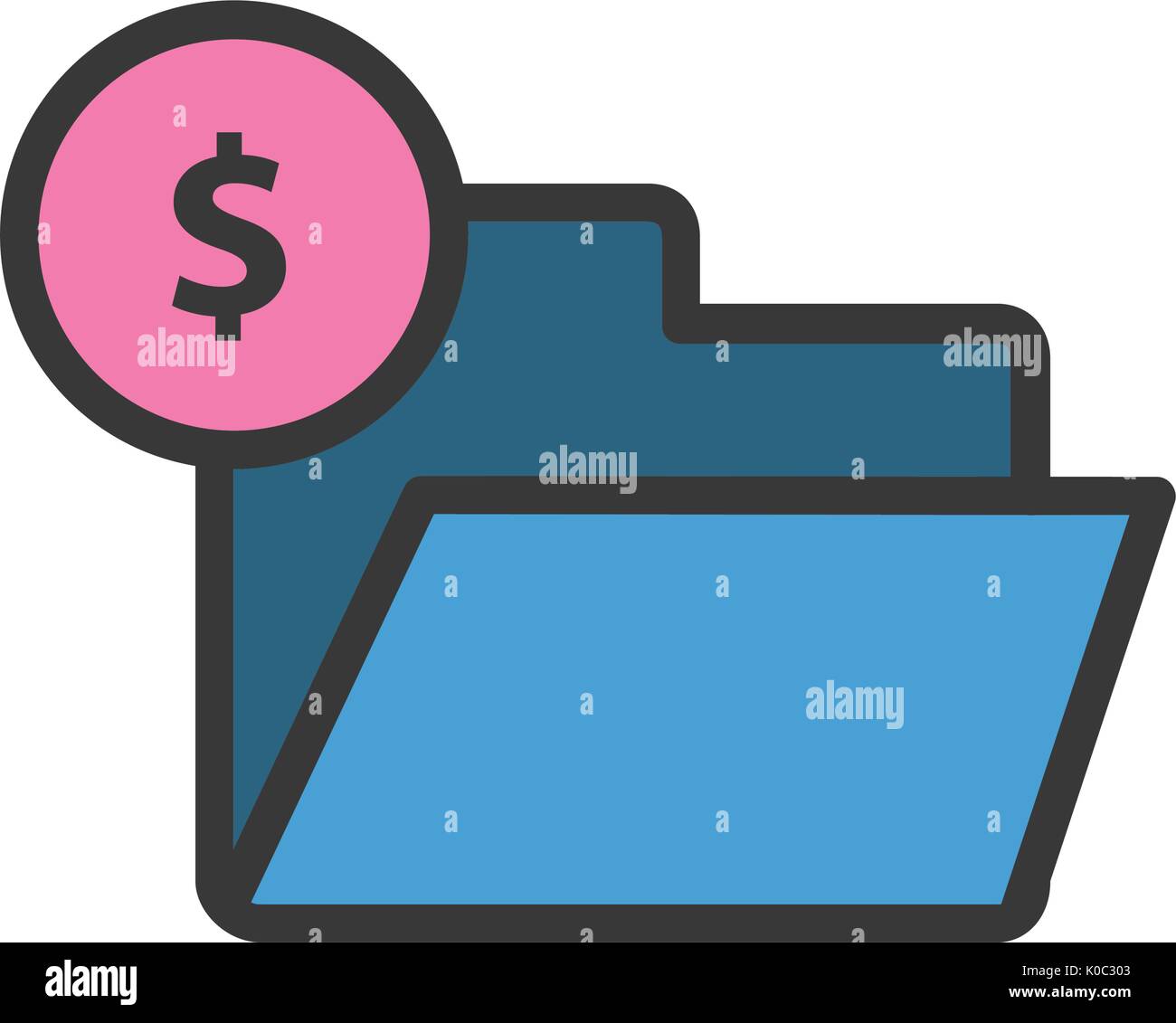 Folders icons cartoon style Stock Vector Image & Art - Alamy