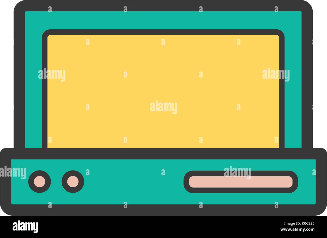 computer icon cartoon Stock Vector Image & Art - Alamy