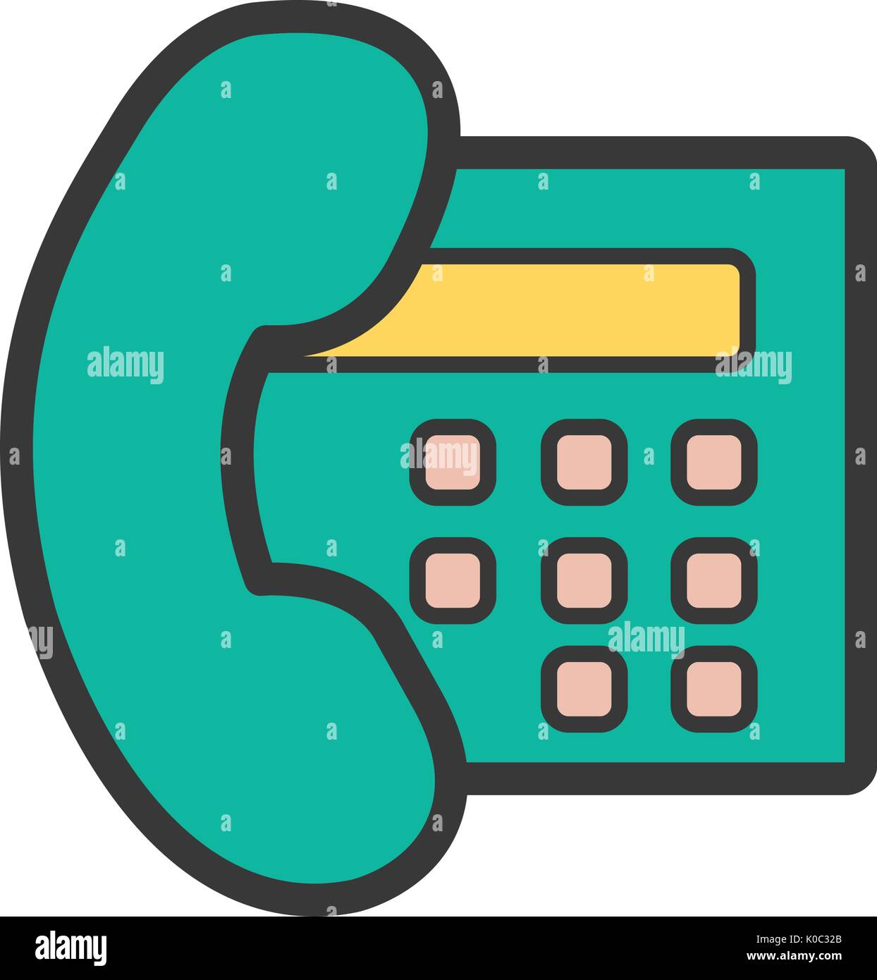 Phone icon cartoon Stock Vector Image & Art - Alamy