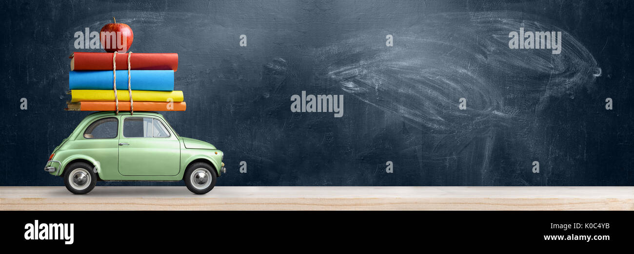 Back to school car Stock Photo - Alamy