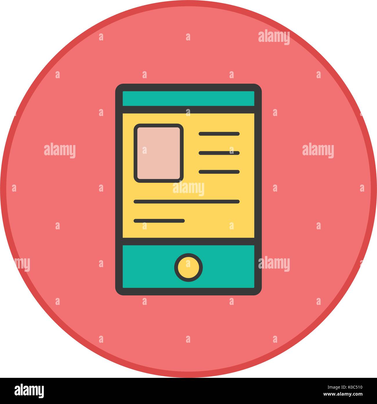 Telephone red button Stock Vector Images - Alamy