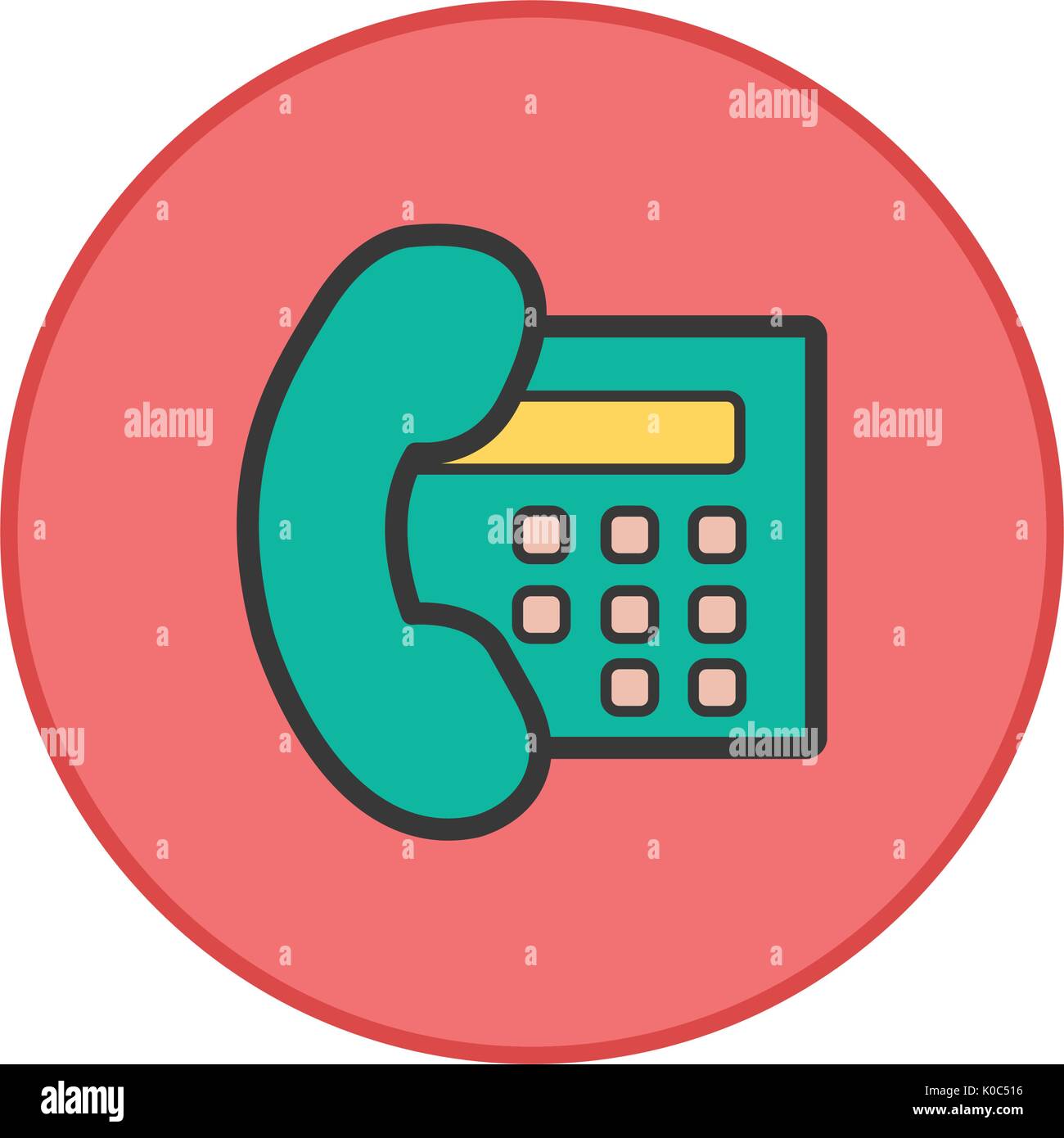 Retro mobile phone clipart hi-res stock photography and images - Alamy