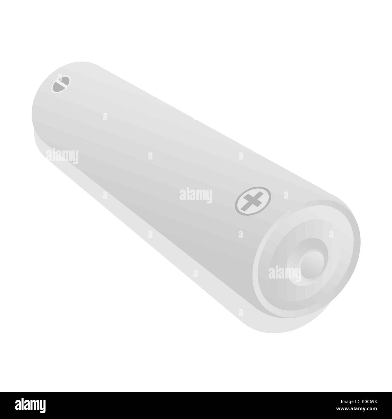 Isolated cylinder battery.Vector illustration Stock Vector Image & Art ...