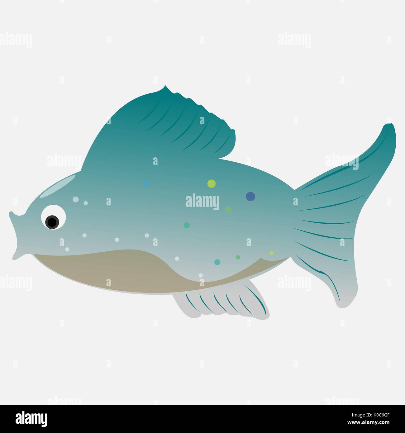 Isolated fish.Vector illustration Stock Vector Image & Art - Alamy