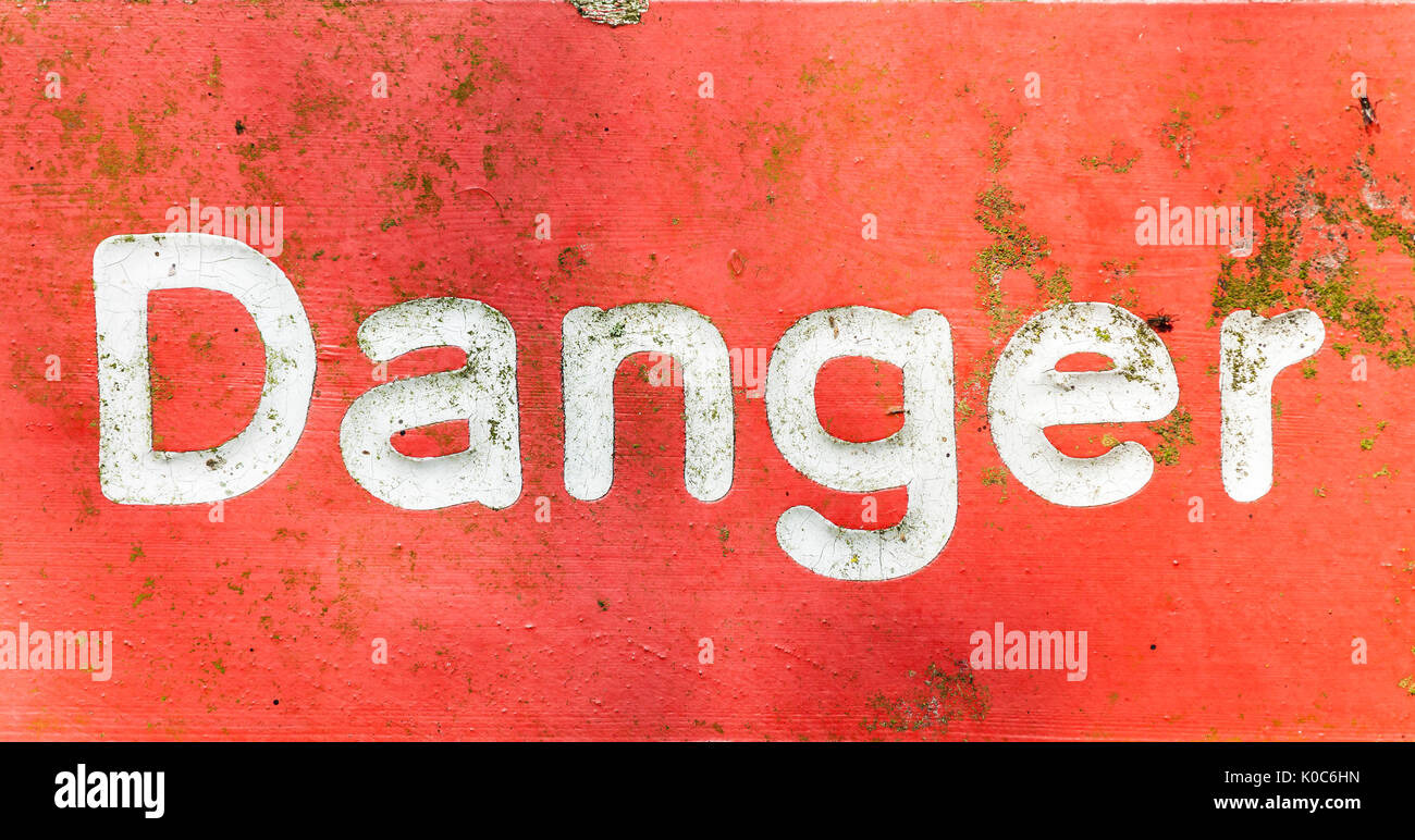 Danger signage hi-res stock photography and images - Alamy
