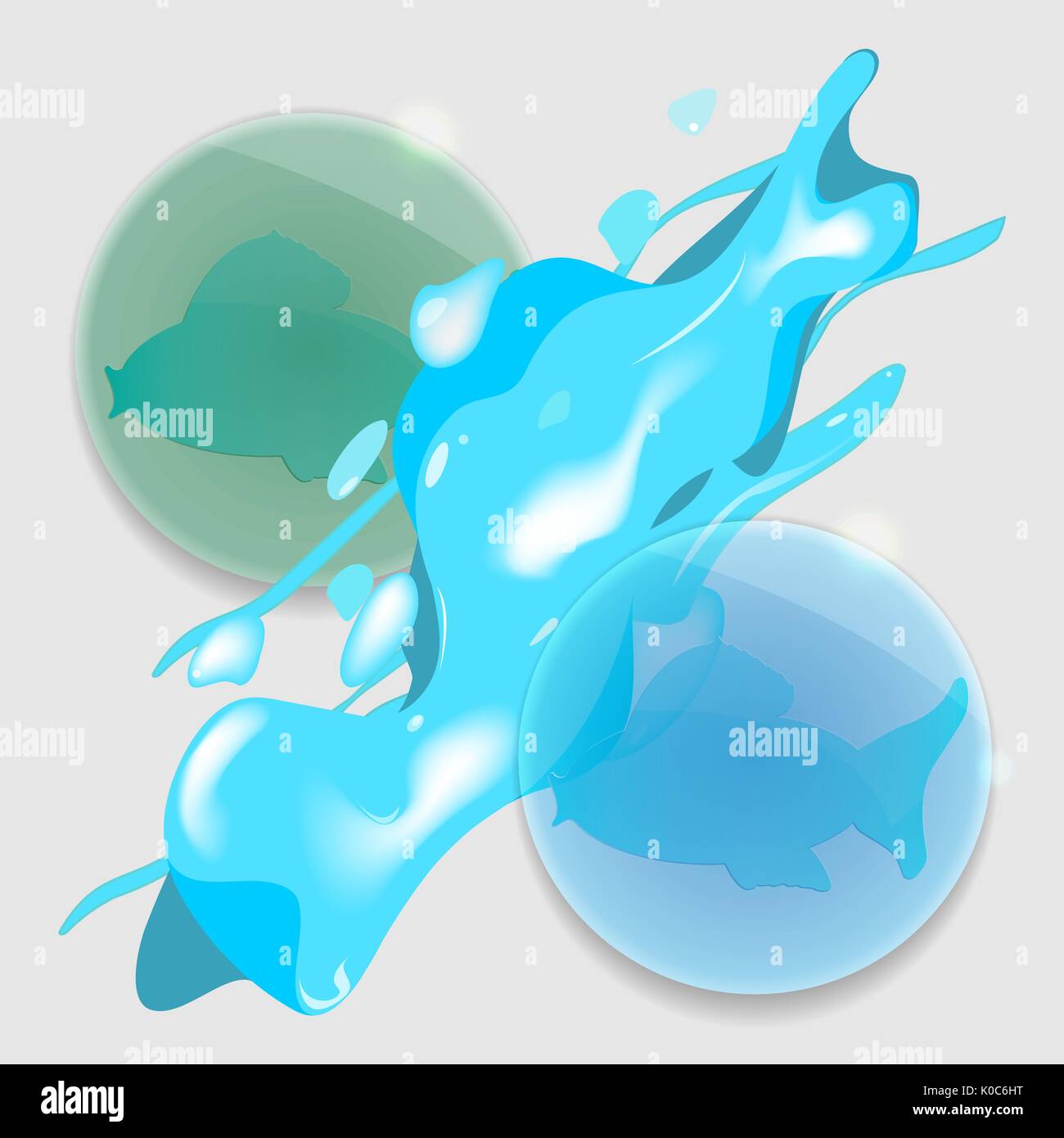 Abstract 3D Glass Graphics.Vector illustration Stock Vector Image & Art ...