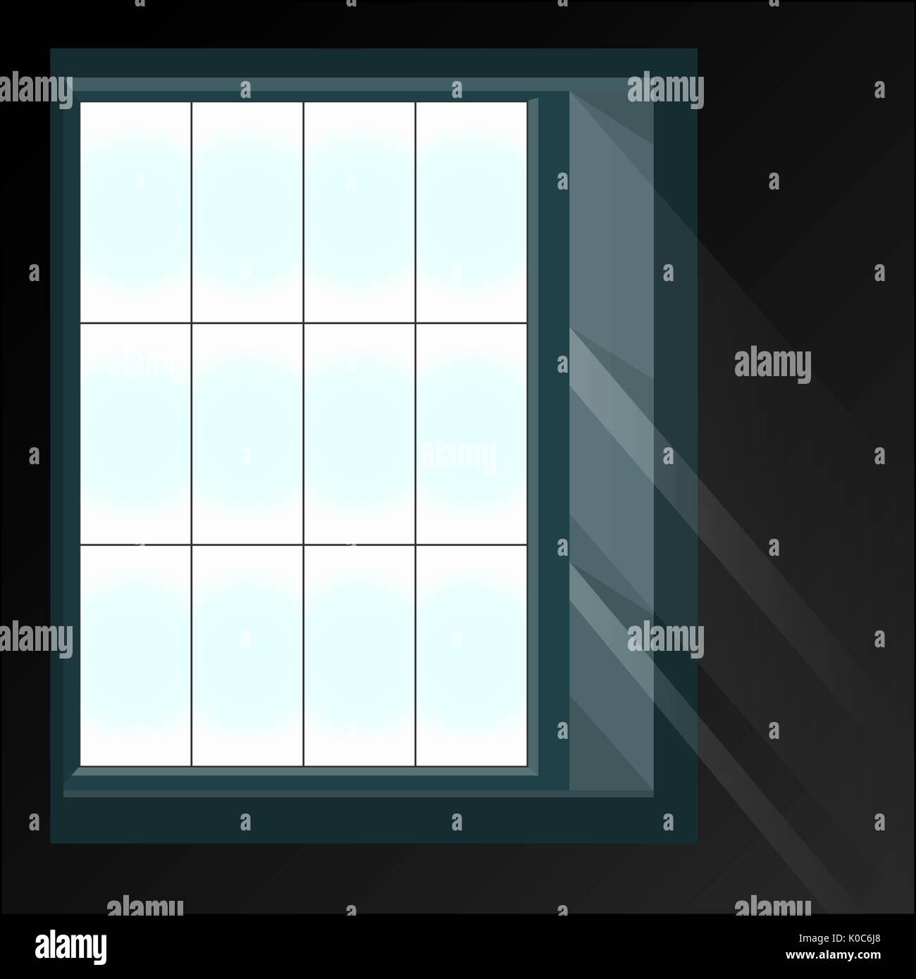 Sunny interior room Stock Vector Images - Alamy