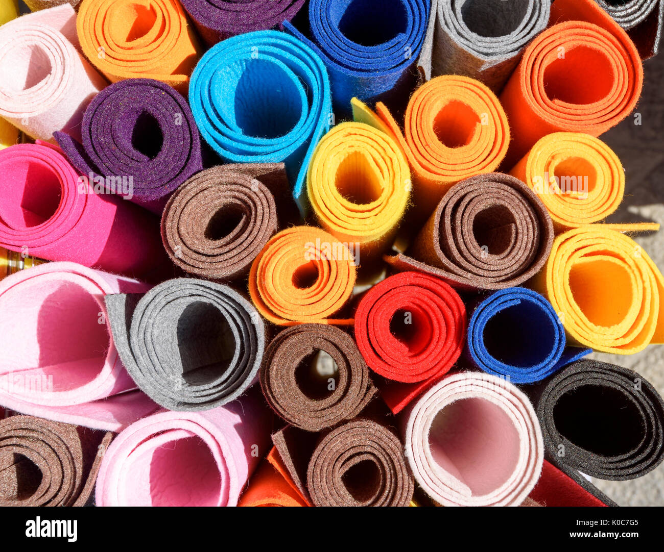 Roll of colored paper hi-res stock photography and images - Alamy