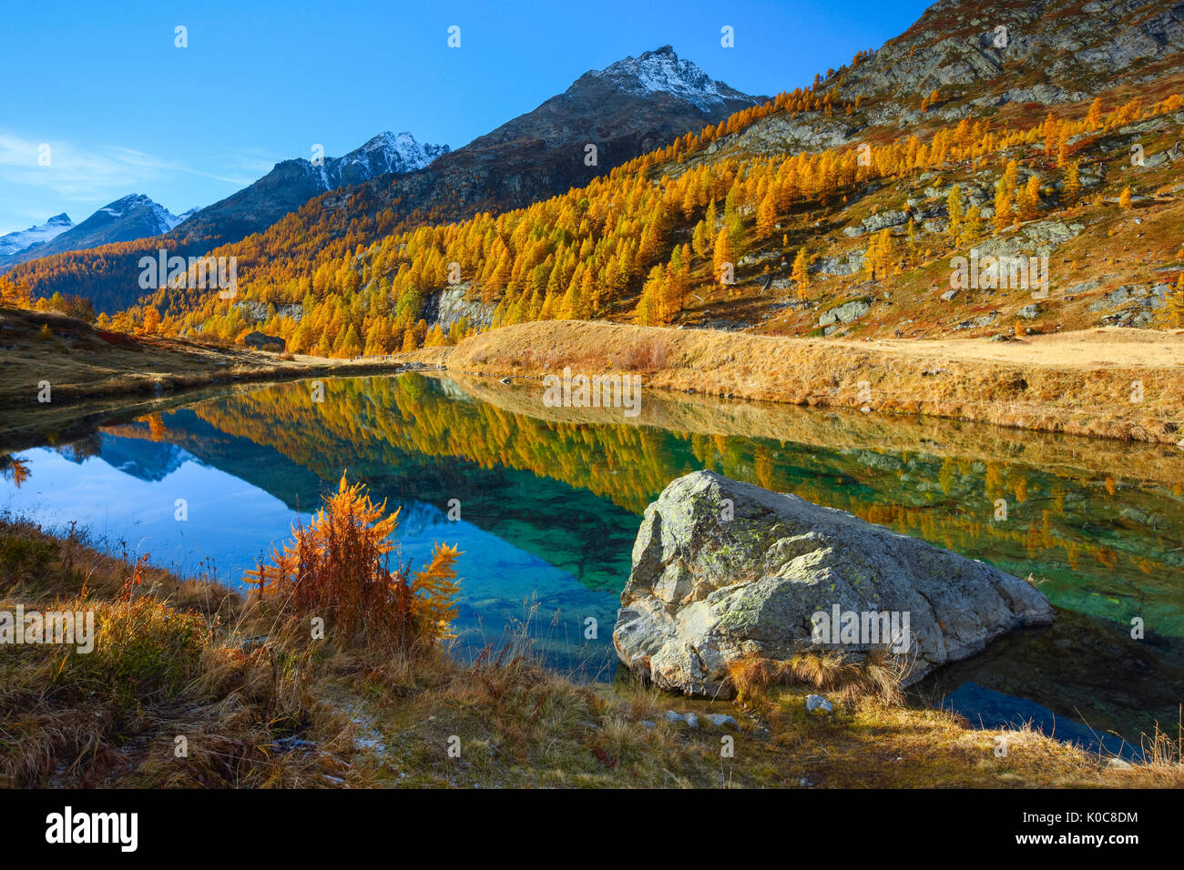Grundsee im Lötschental, Wallis, Schweiz Stock Photo - Alamy
