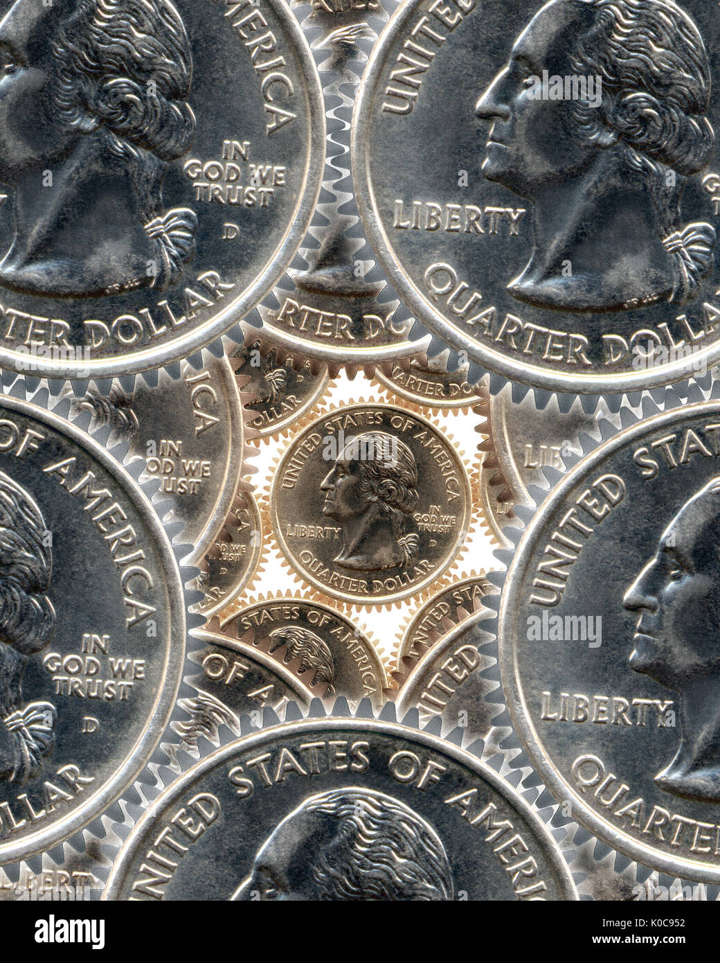 conceptual background image of us currency Stock Photo - Alamy