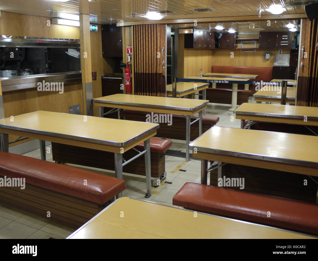 Submarine dining room hi-res stock photography and images - Alamy