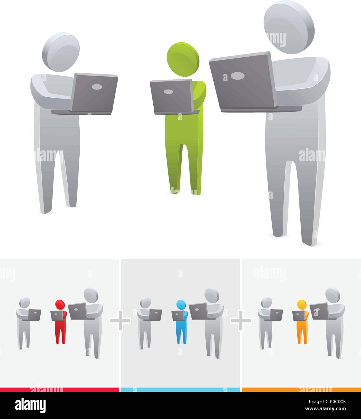 Stick Figure Computer Stock Photos & Stick Figure Computer Stock Images ...