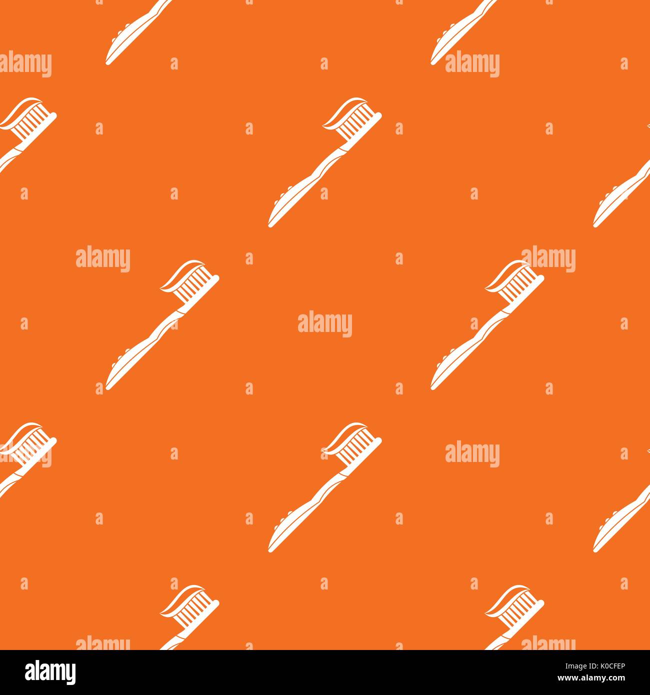 Toothbrush with toothpaste pattern seamless Stock Vector Image & Art ...