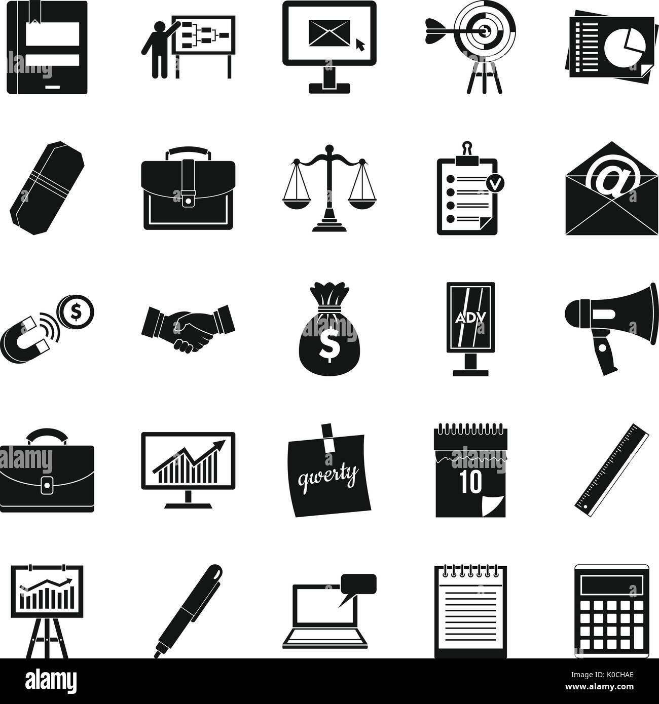 Gross product icons set, simple style Stock Vector Image & Art - Alamy