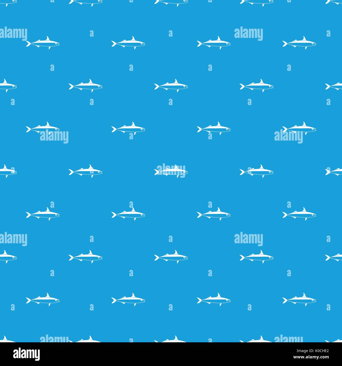 Fish pattern seamless blue Stock Vector Image & Art - Alamy