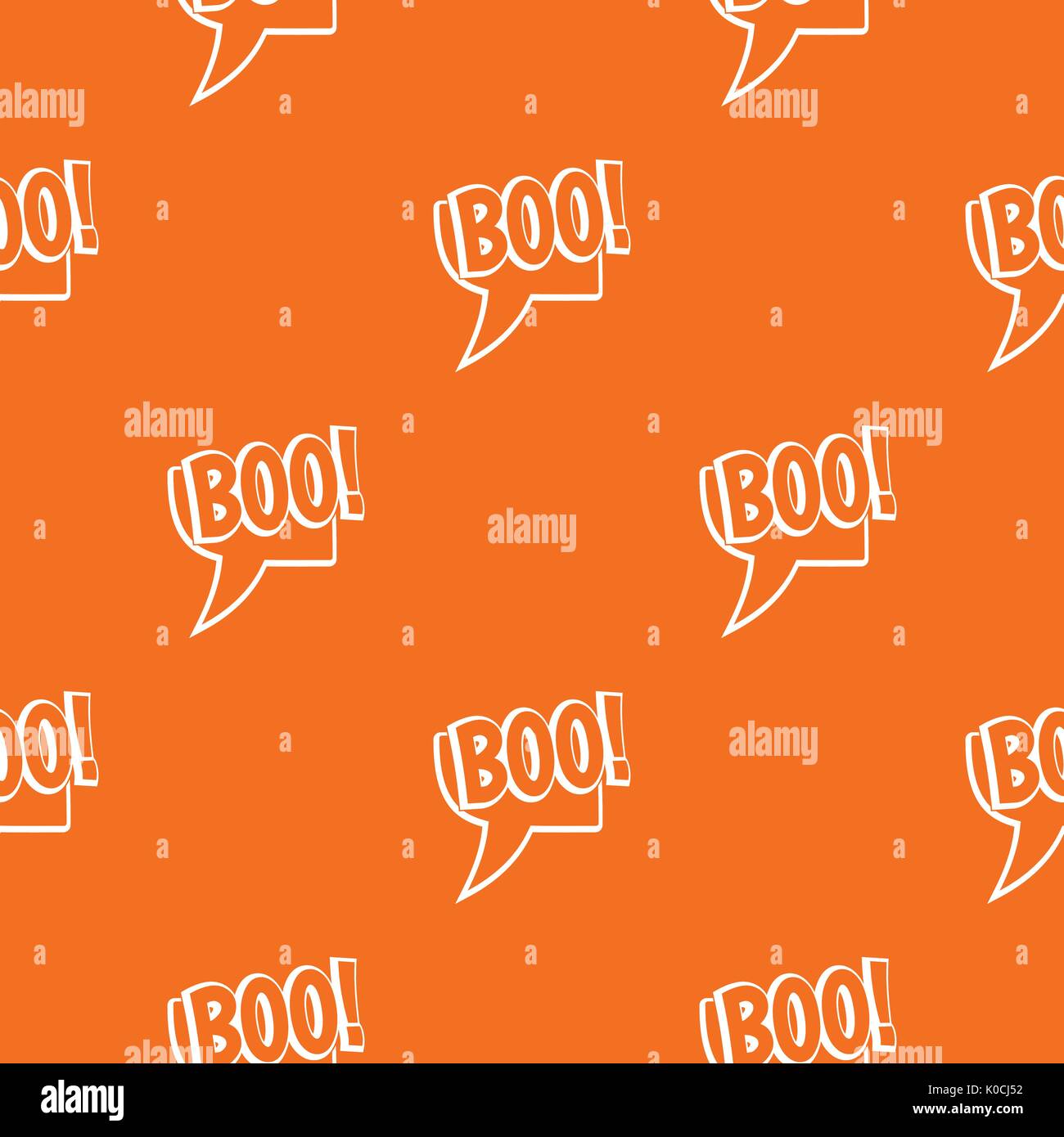 BOO, comic text speech bubble pattern seamless Stock Vector Image & Art ...