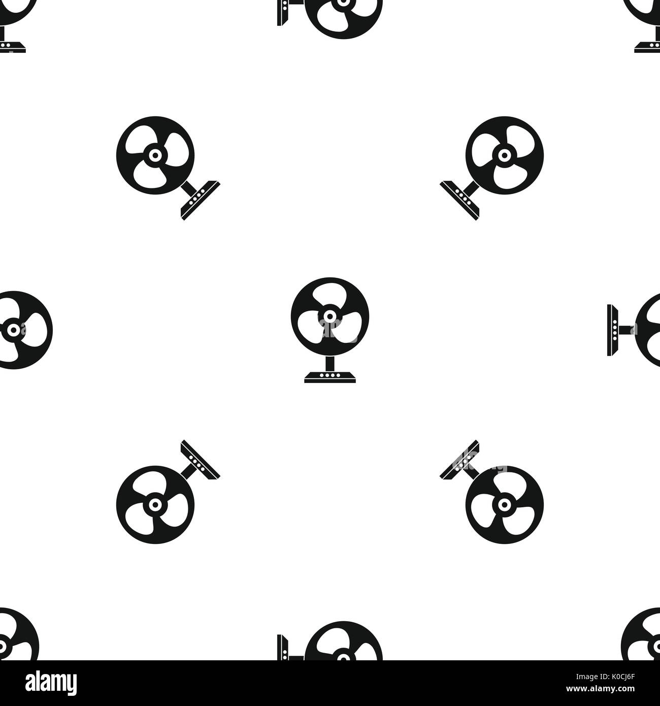 Fan pattern seamless black Stock Vector Image & Art - Alamy