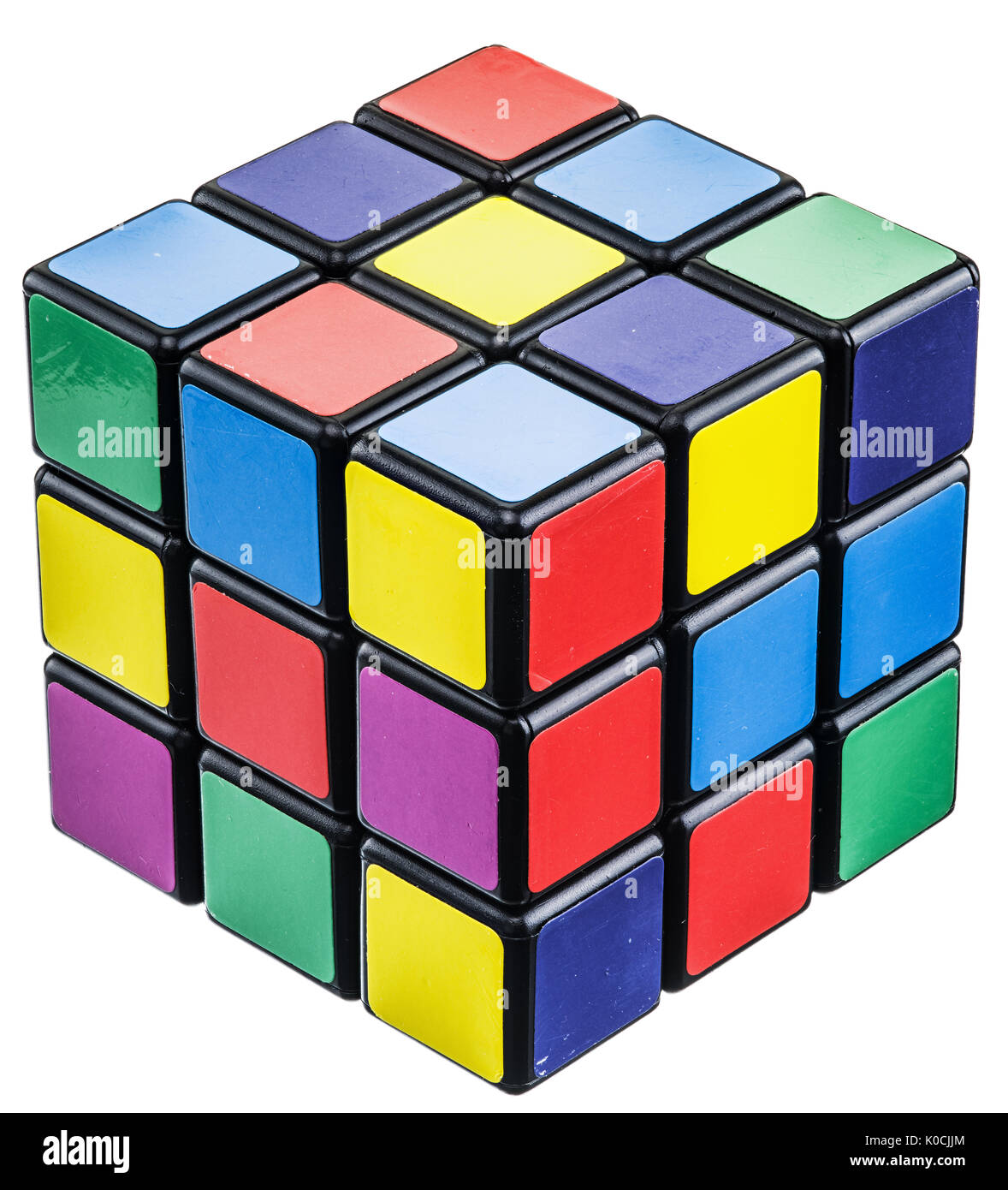 Rubiks cube color combination hi-res stock photography and images - Alamy