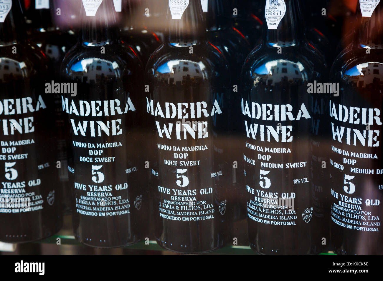 Madeira wine bottle hi-res stock photography and images - Alamy