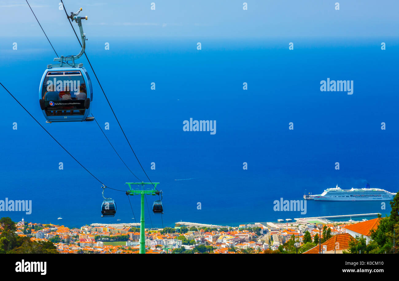 The funchal cable car hi-res stock photography and images - Alamy