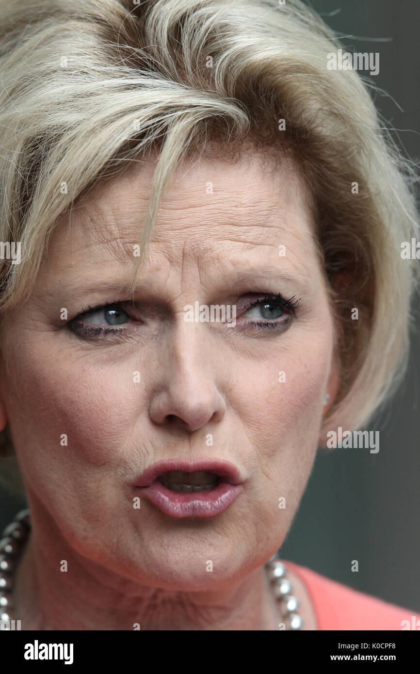 Anna Soubry attends the BBC Andrew Marr Show at the BBC Studios in ...
