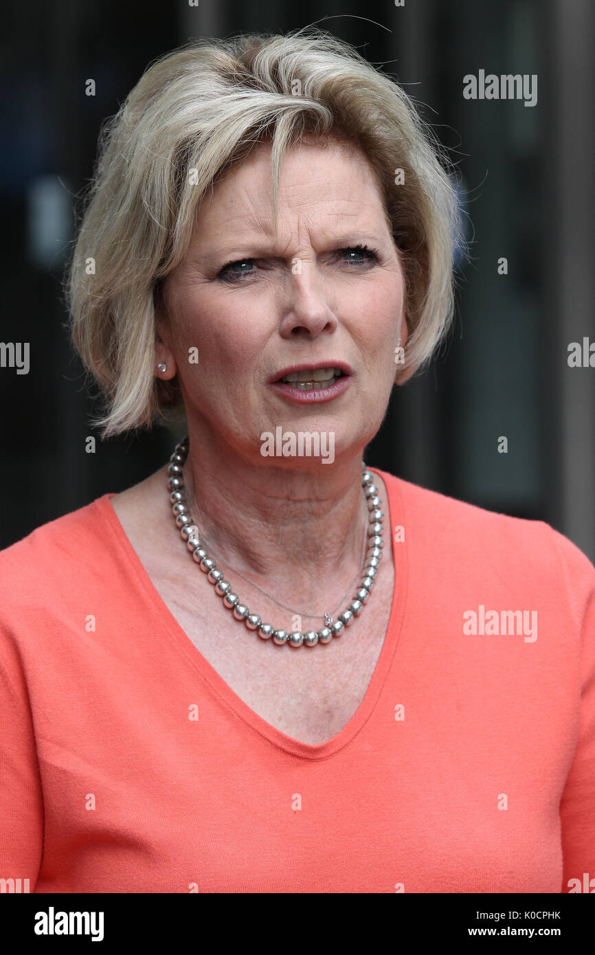 Anna Soubry attends the BBC Andrew Marr Show at the BBC Studios in ...